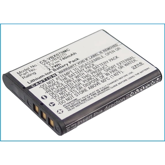 Replacement Battery for Panasonic HX-DC3W,HX-W2,HX-WA10,HX-WA10EB-A,HX ...