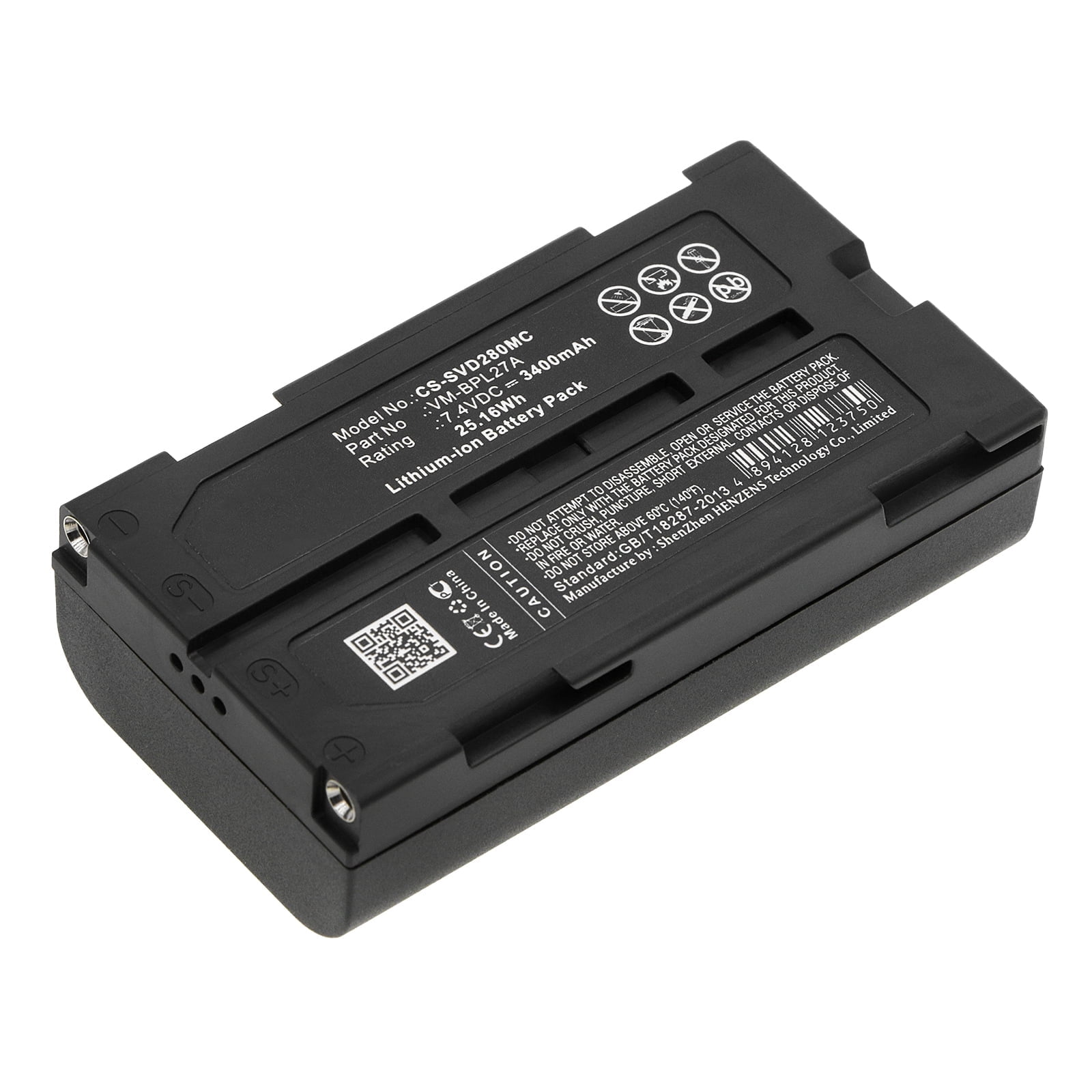 Replacement Battery for Panasonic,PV-GS50,PV-GS500,PV-GS50K,PV-GS50S,PV ...