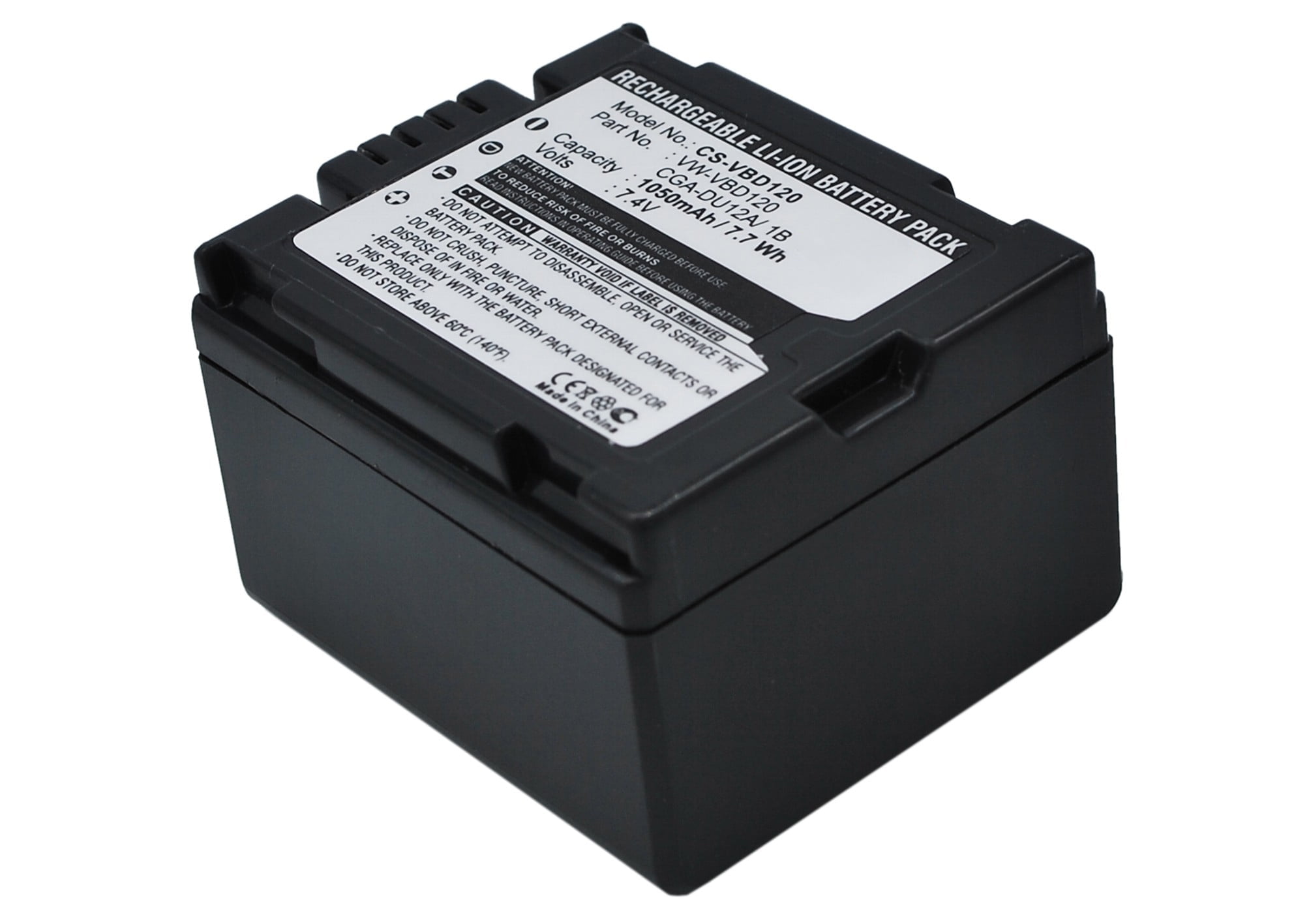 Replacement Battery for Panasonic PV-GS50K,PV-GS50S,PV-GS55,PV-GS59,PV ...