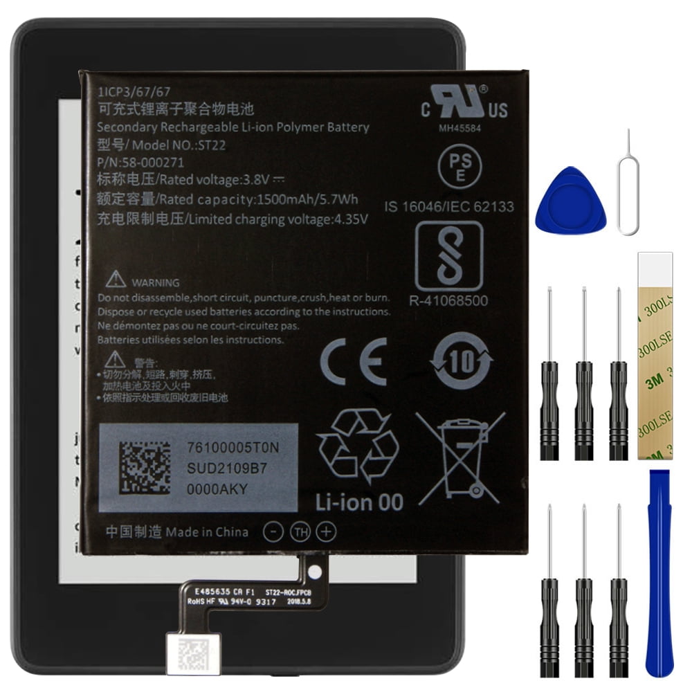 ST22 Replacement Battery for Kindle Paperwhite 4 10th Gen, Lithium ...