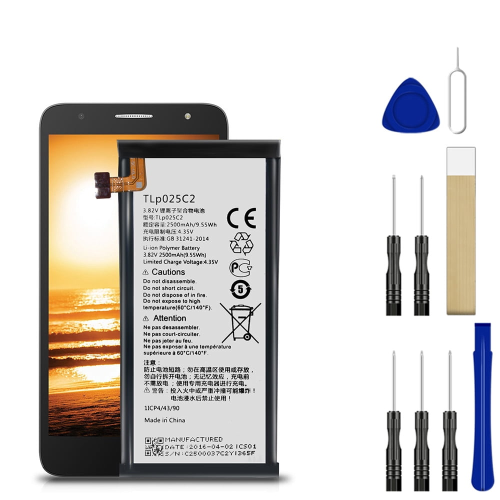 Replacement Battery TLp025C2 TLP025C1 For MetroPCS Alcatel One Touch ...