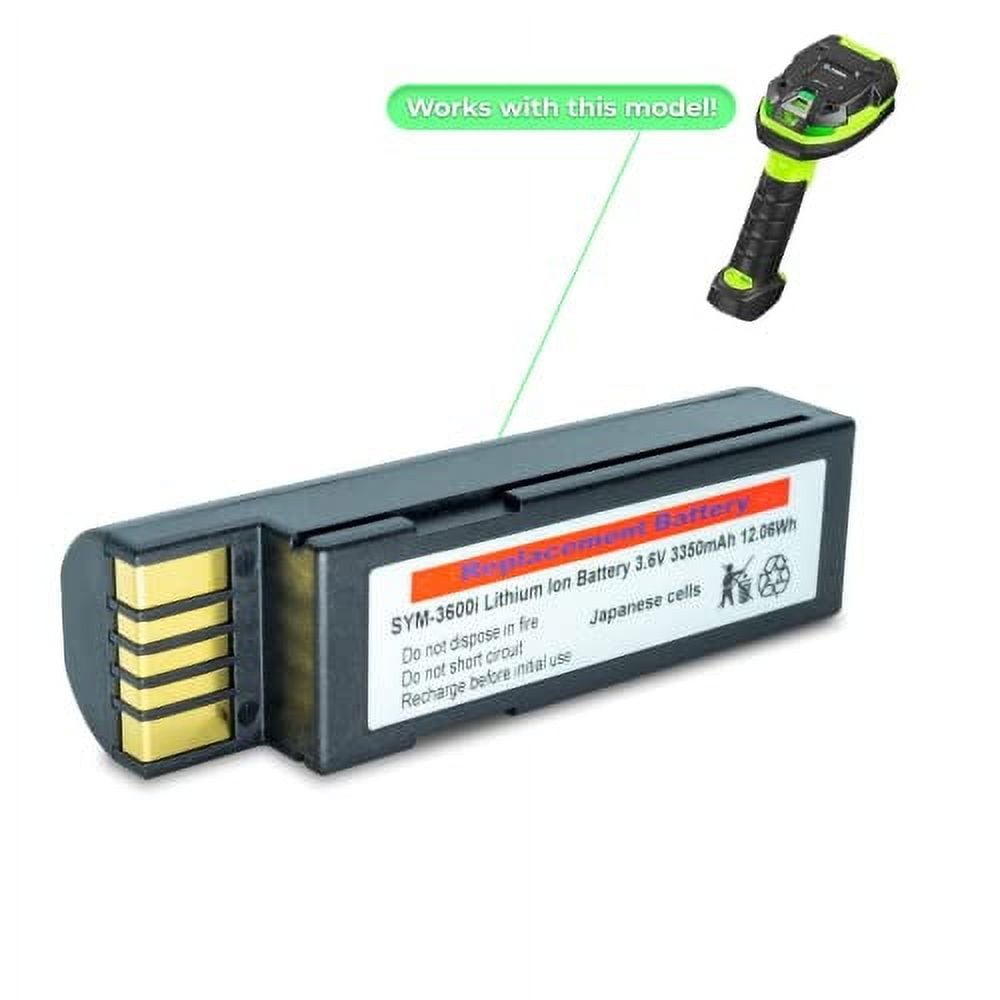 Replacement Battery for Zebra DS3678, LI3678 Ultra Rugged Wireless ...