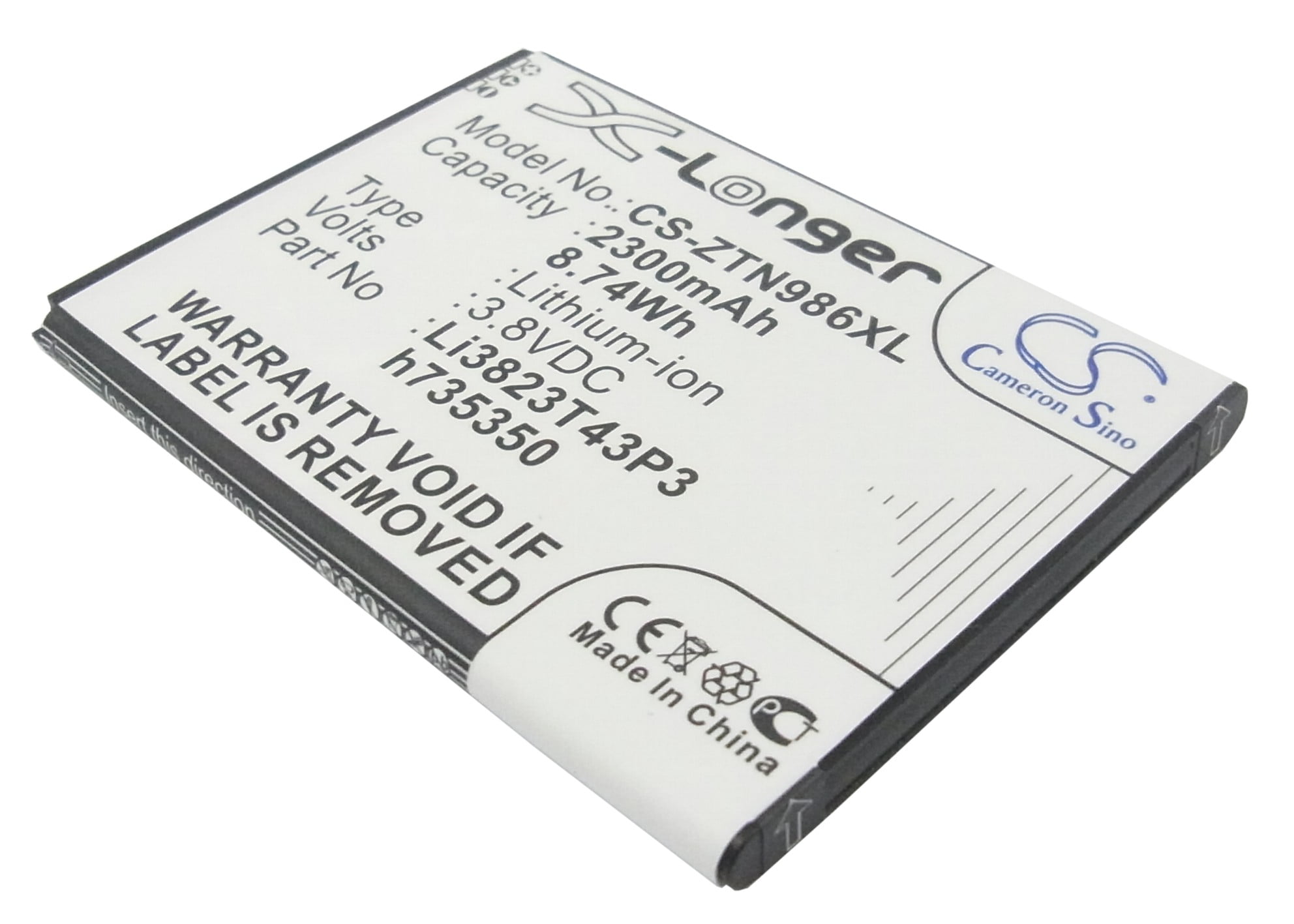 Replacement Battery for Allstar Straight Talk,Z818G,Z818L,2300mAh ...
