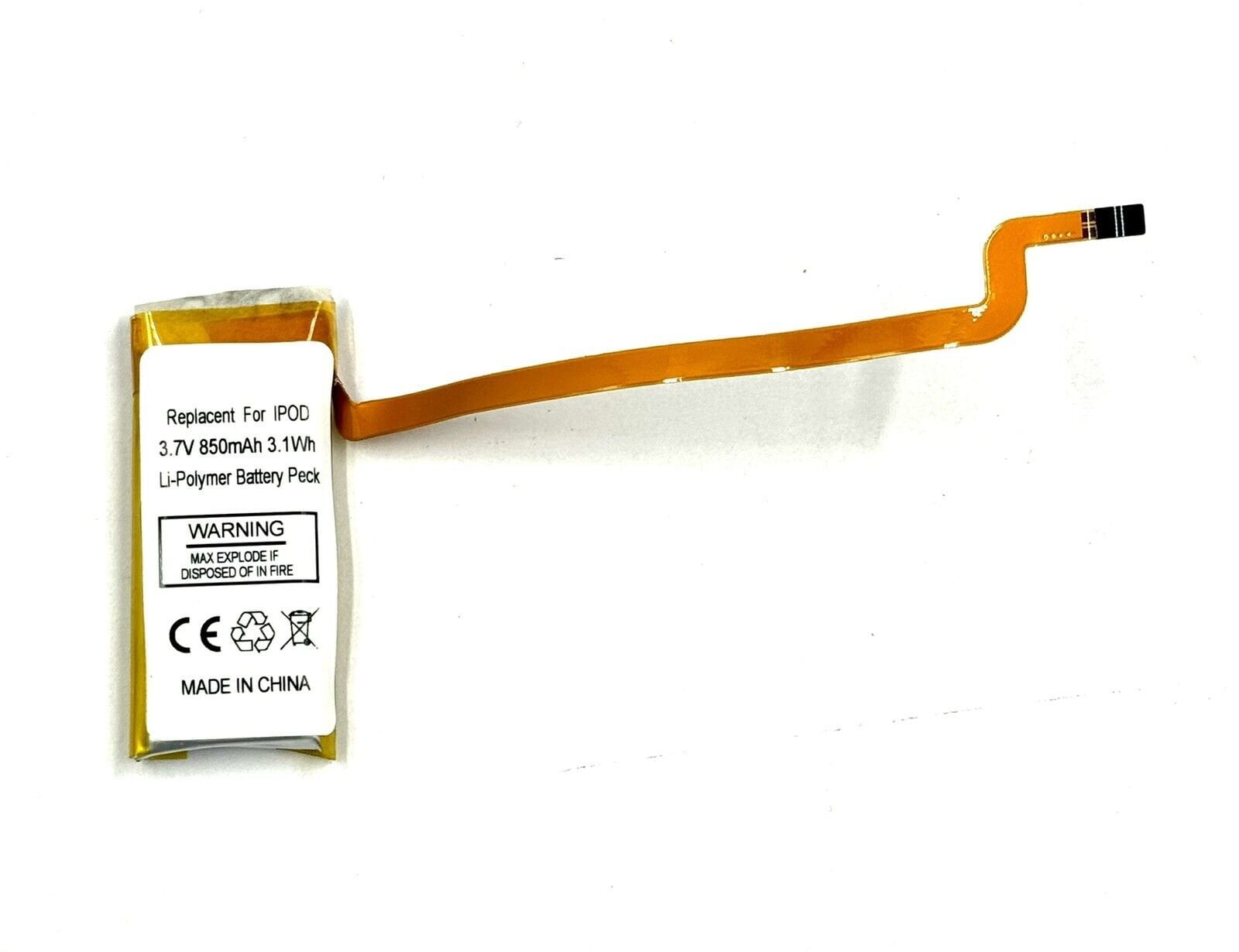 Replacement Battery for Apple iPod Classic MP3 7th 6th 5th Gen Thin ...