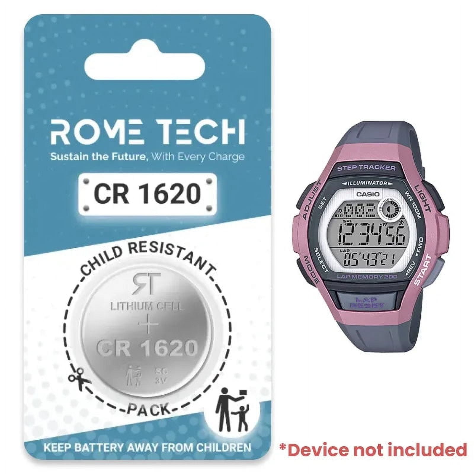Replacement Battery for CASIO LWS2000H-4AV Watch - Walmart.com