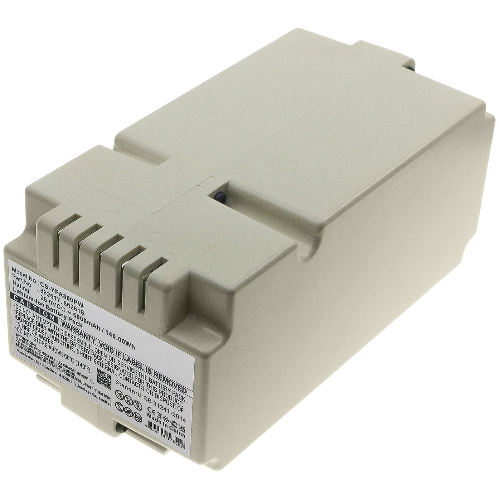 Replacement Battery for Ferrex R800 EASY+,PN:862617862618,5000mAh ...