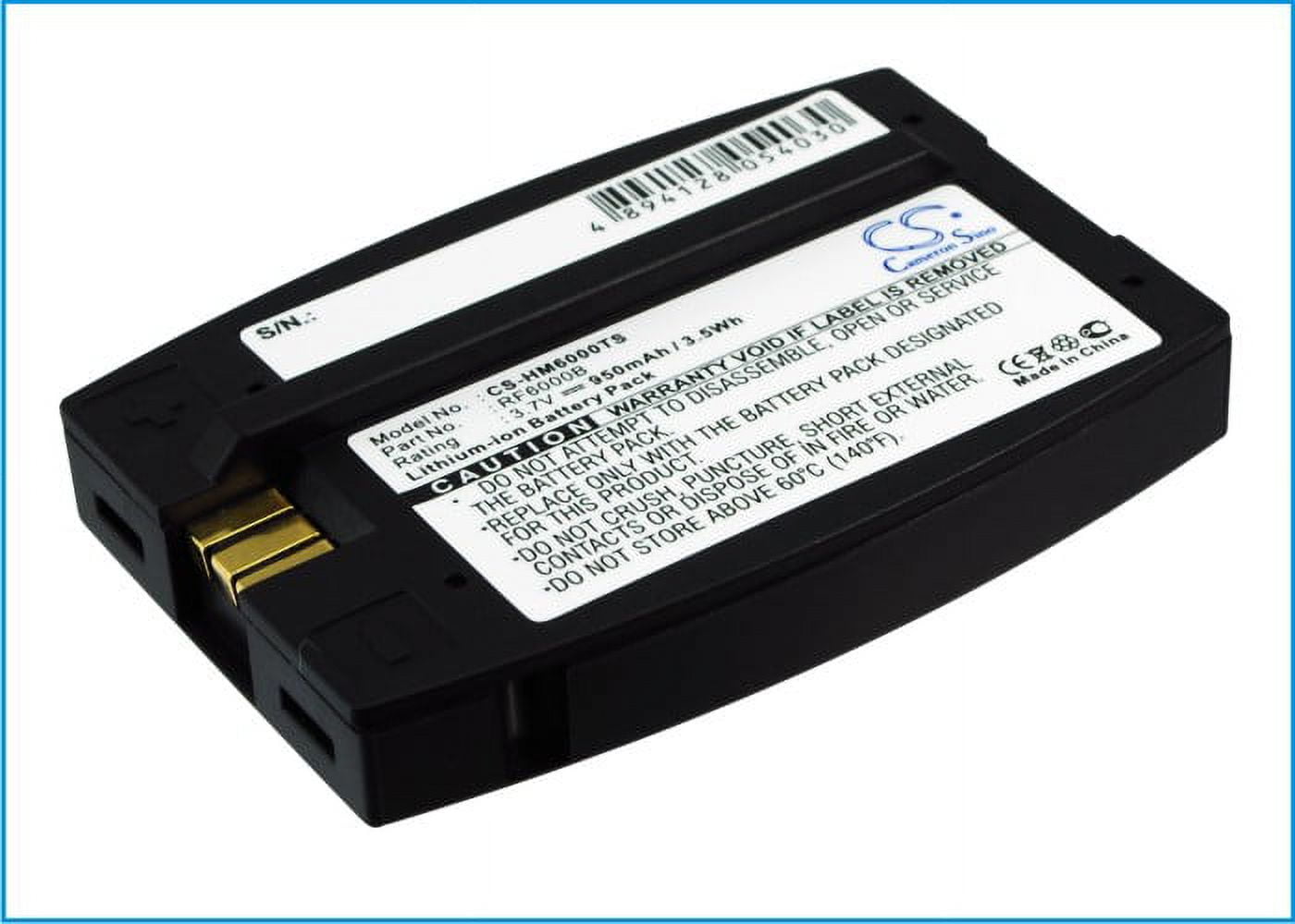 Replacement Battery for HME 6000 I.Q,Blue,Com6000,HS400,HS500,RFT ...