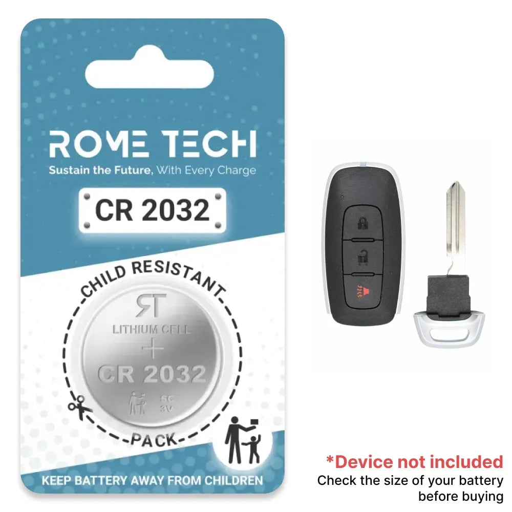 Replacement Battery for Key Fob - Nissan Pathfinder 2022-2024 2 Pack ...