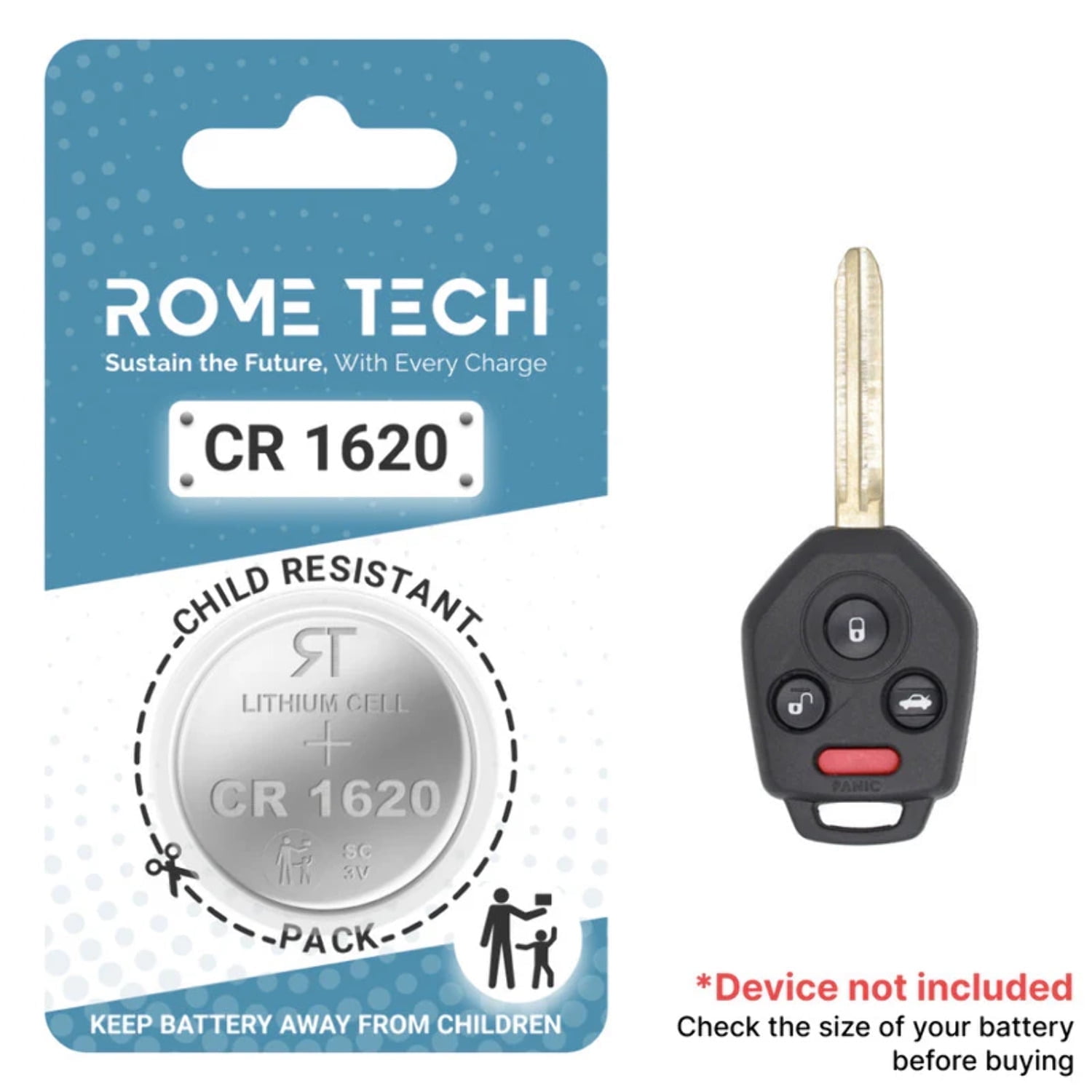 Replacement Battery for Key Fob Subaru Forester 2014 2022 Walmart