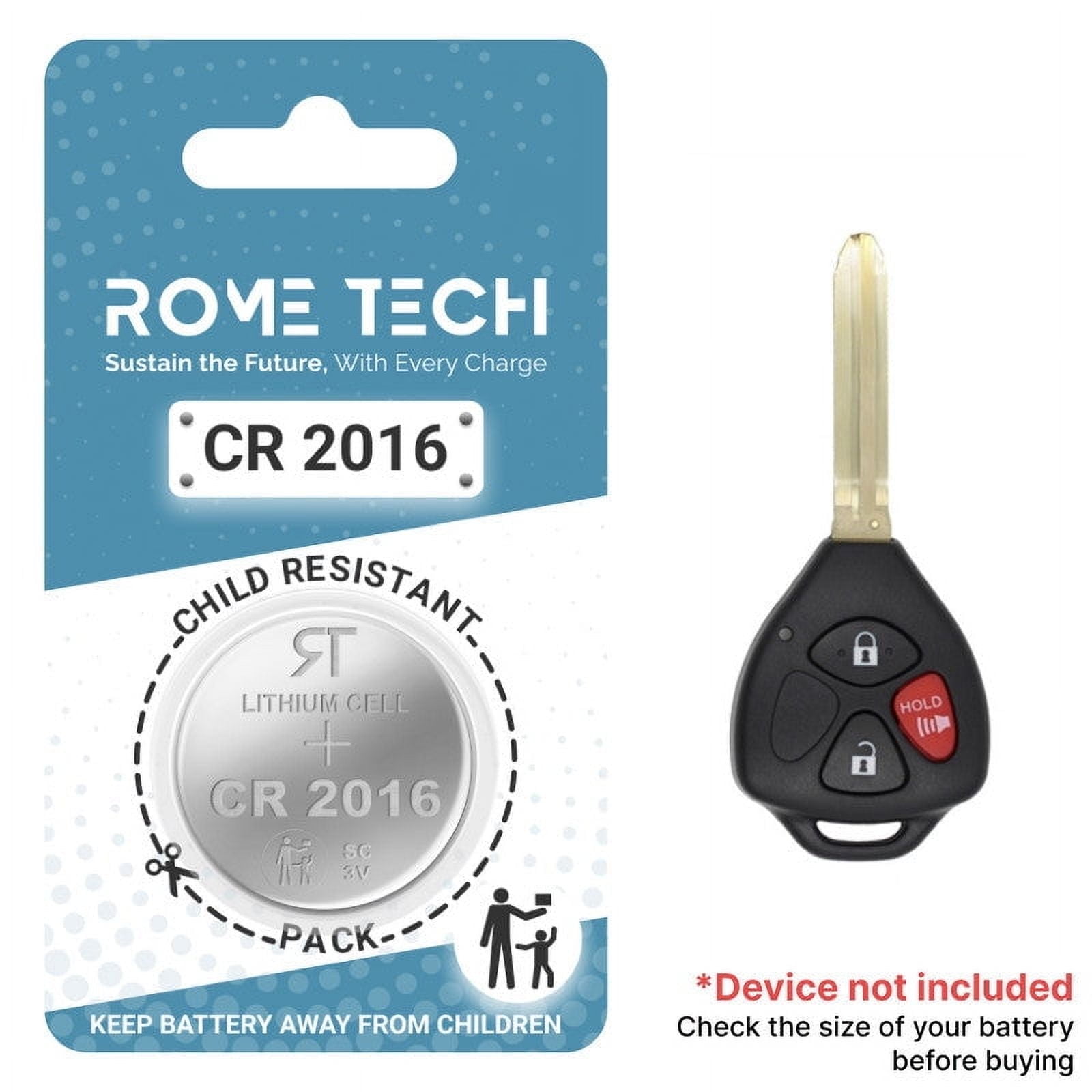 Replacement Battery for Key Fob - Toyota 4Runner 2010-2020 - Walmart.com