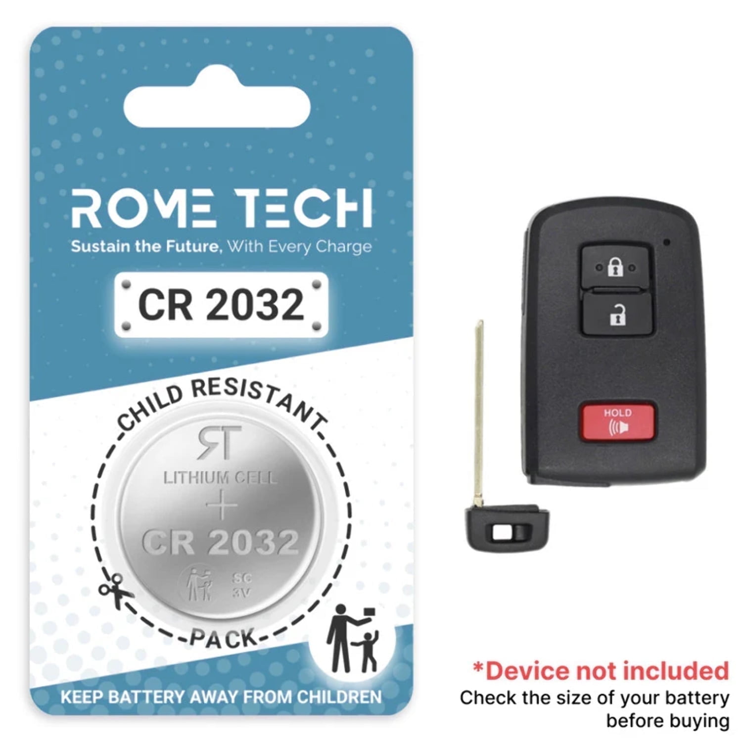 2019 Toyota Rav4 Key Fob Battery