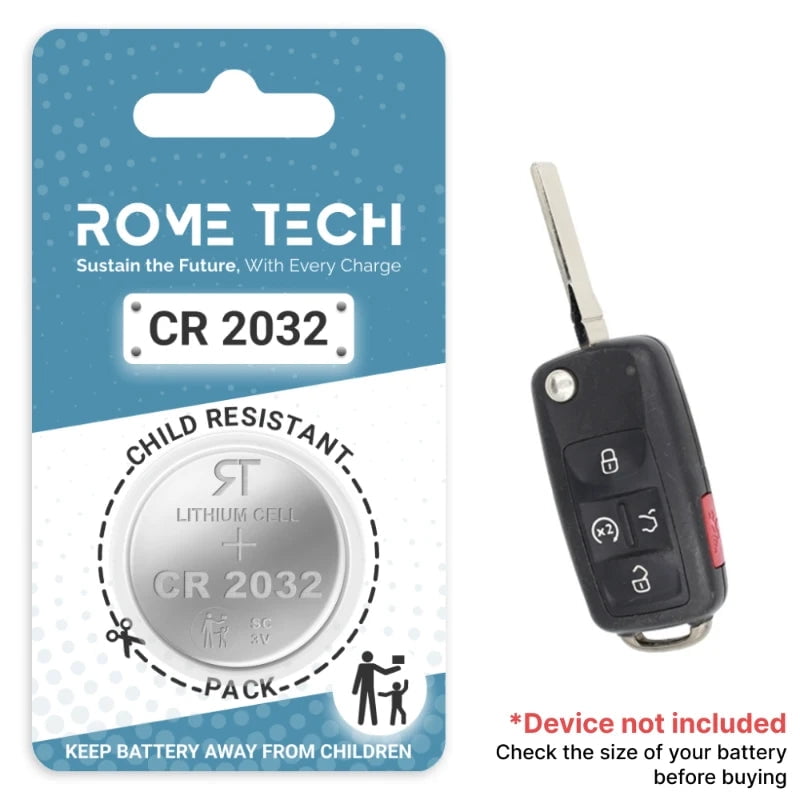Replacement Battery for Key Fob - Volkswagen Tiguan 2010-2017 - Walmart ...
