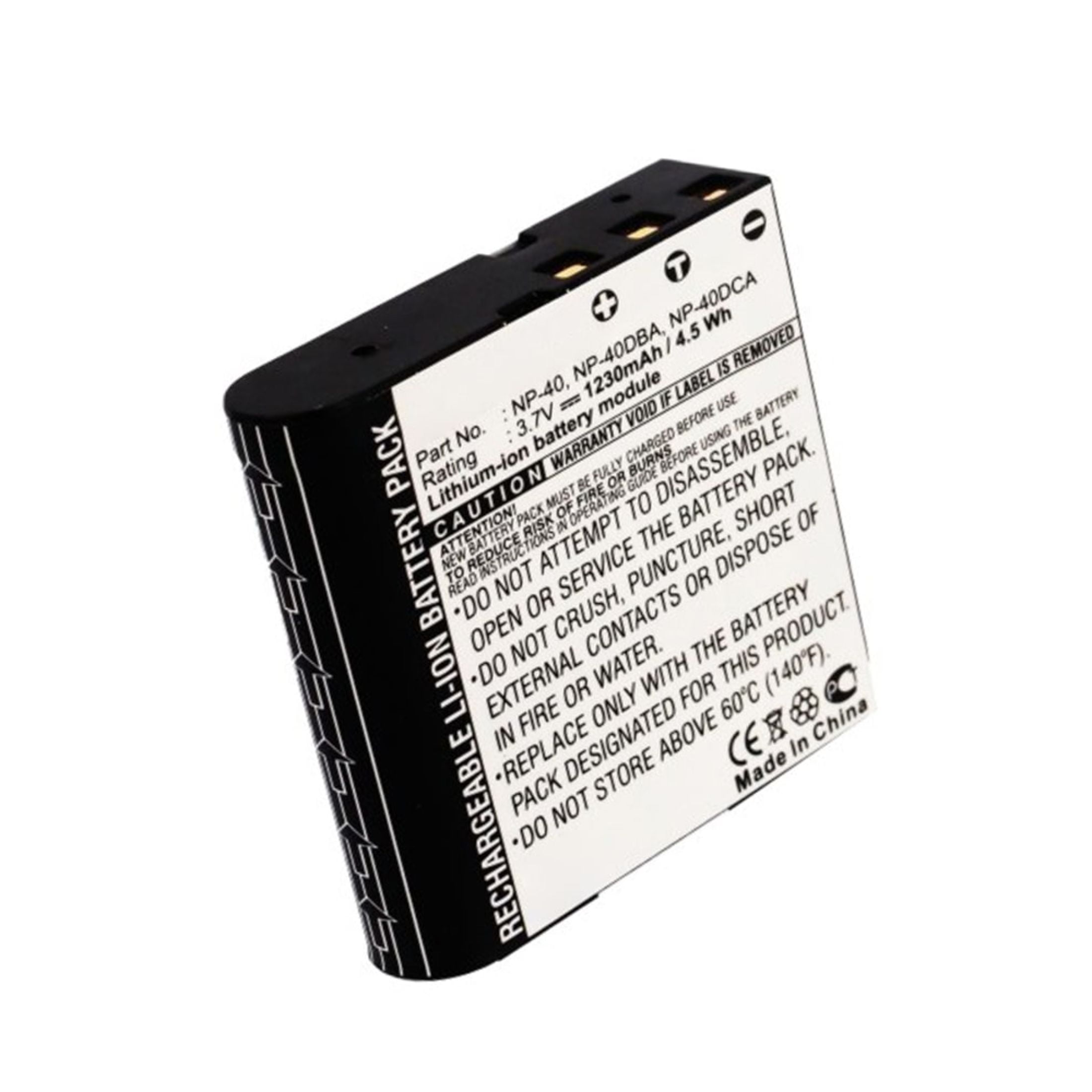 Replacement Battery for Kodak PixPro AZ361 (1230mAh Li-ion 3.7V ...