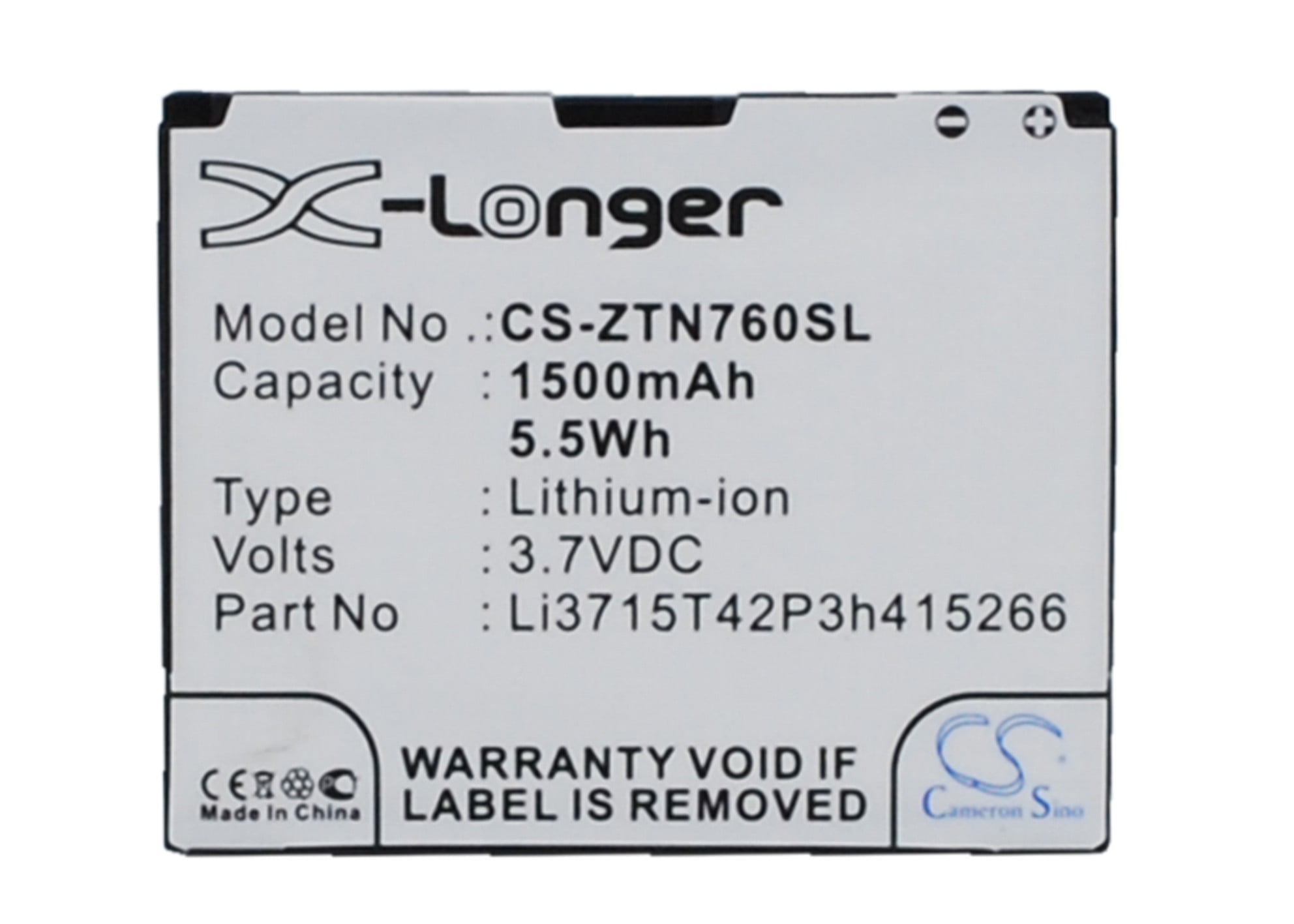 Replacement Battery for NET10 Valet,Z665,Z665C,1500mAh,Mobile Phone ...