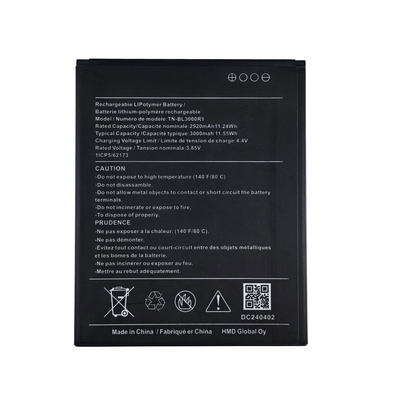 Replacement Battery for Nokia C100,C100 2022,N152DL,TA-1520,TN-BL3000R1 ...