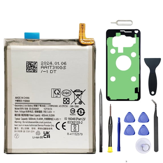 Replacement Battery for Samsung Galaxy S22 Ultra EB-BS908ABY – Upgraded ...