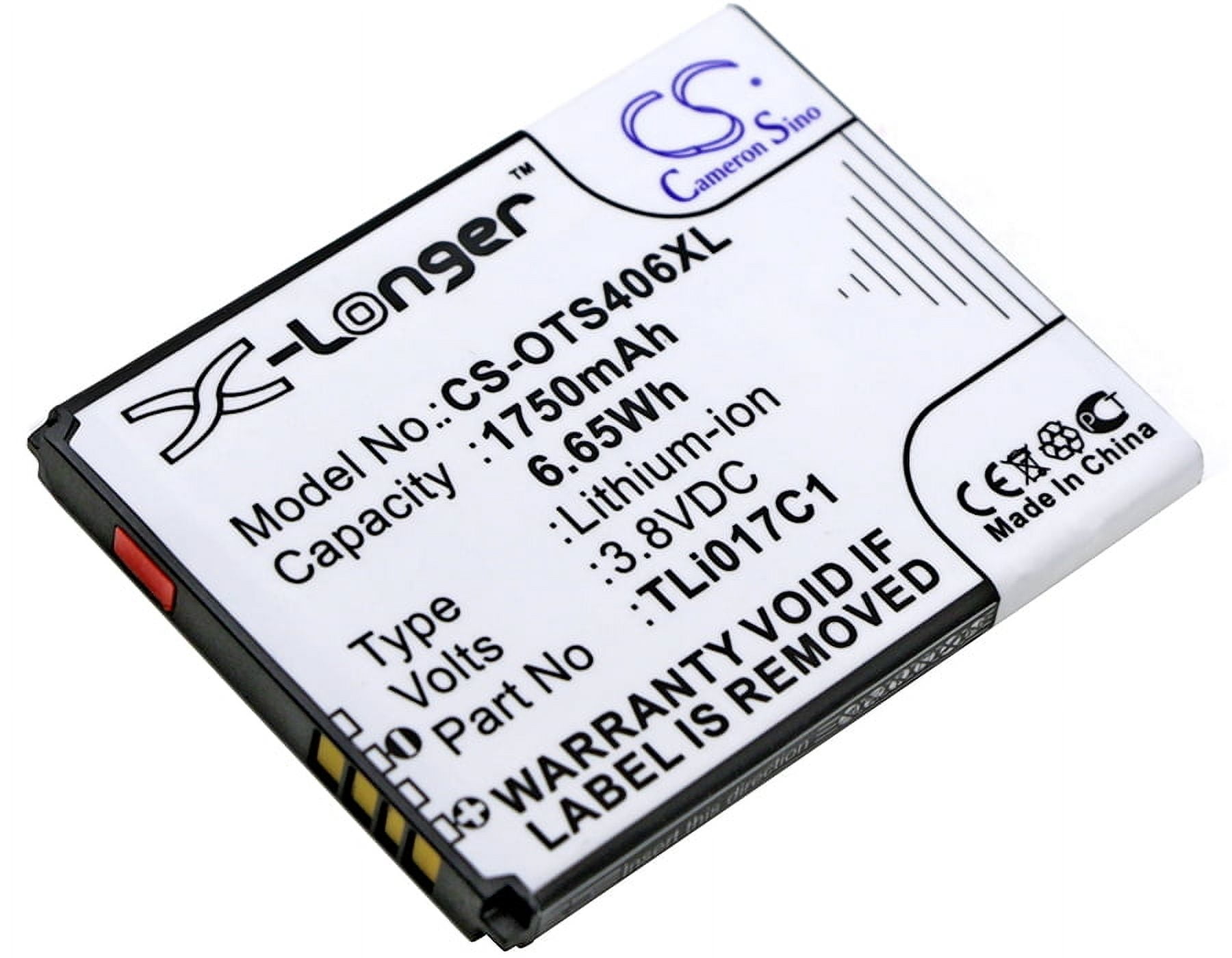 Replacement Battery for TCL 4056L,4056W,4058R,Flip Pro,VZW-TCL-4056 ...