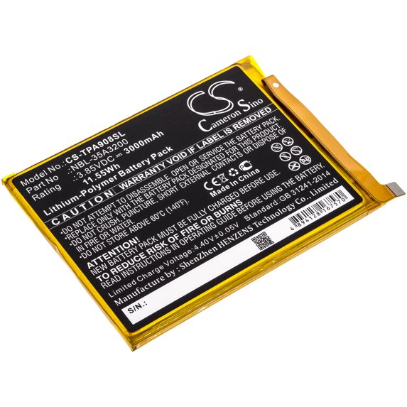 Replacement Battery for TP-Link Neffos N1,TP908A,3000mAh,Mobile Phone ...