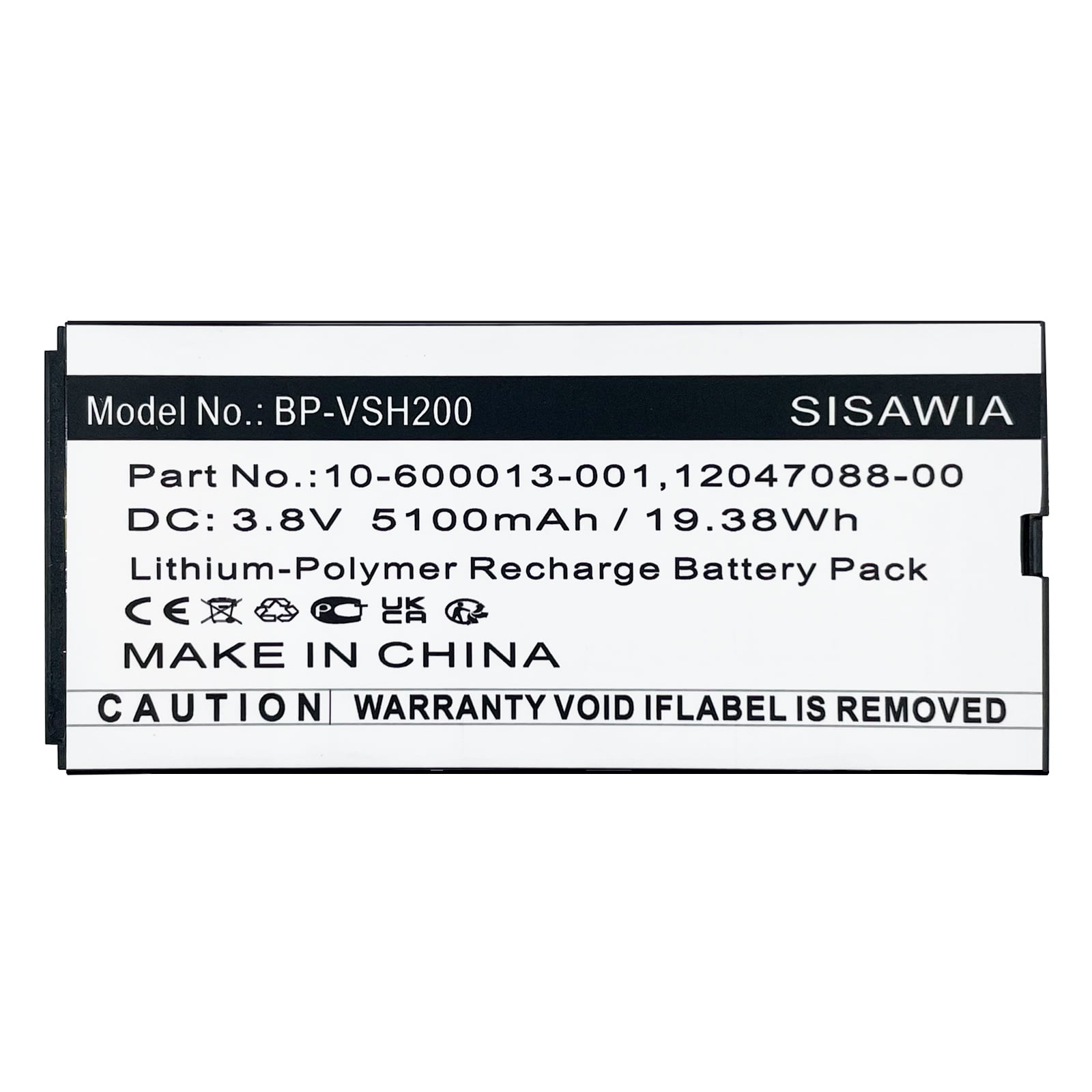 Replacement Battery for Vivint Smart Hub Control Panel,VS-SH2000-C00,10 ...