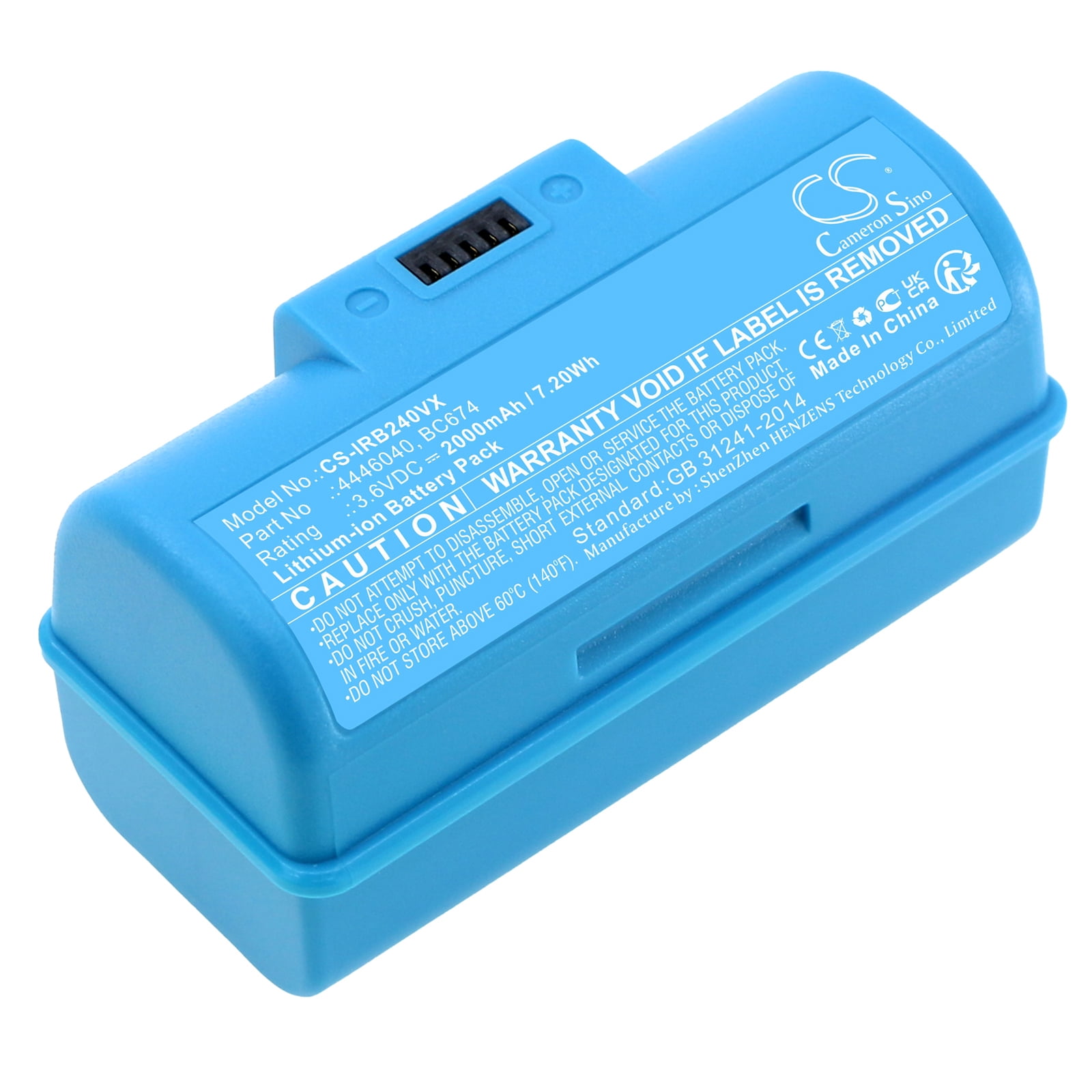 Replacement Battery for iRobot Braava Jet 240,Braava Jet 241,Braava Jet ...