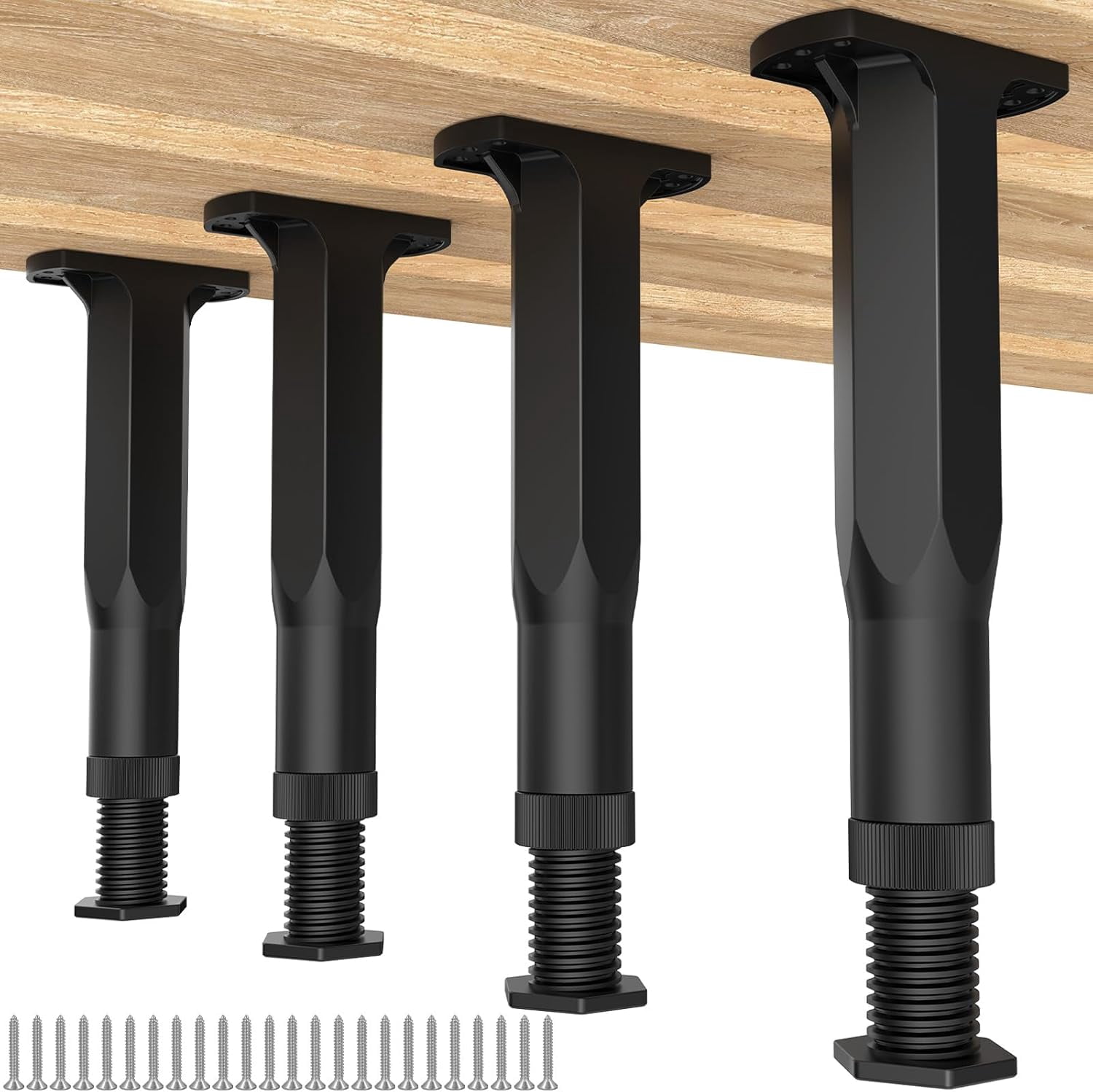 Replacement Bed Slats Support Legs, Adjustable Height 8.3-14.5 Inch ...