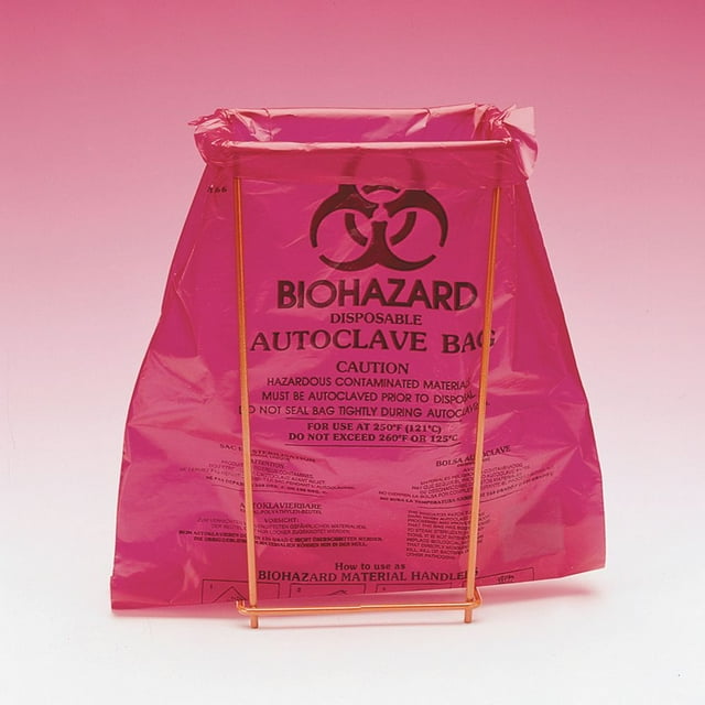 Replacement Benchtop Biohazard Disposal Bags, Box Of 100 - Walmart.com