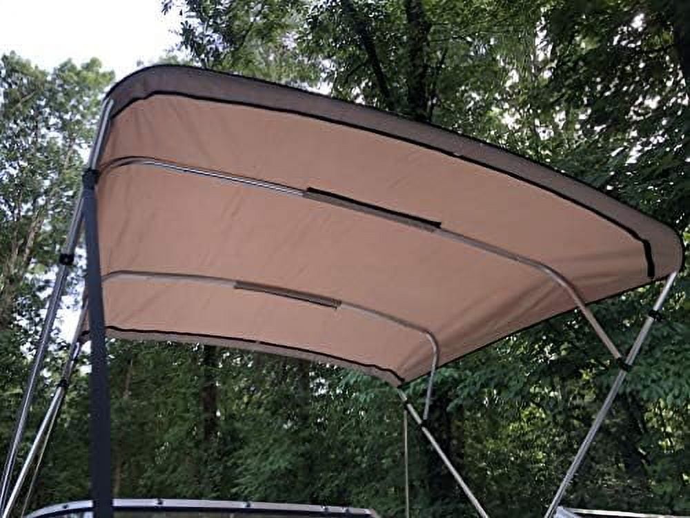 Replacement Bimini Top Canvas with Boot, Beige, 10' Long x 8'Wide, 16oz ...