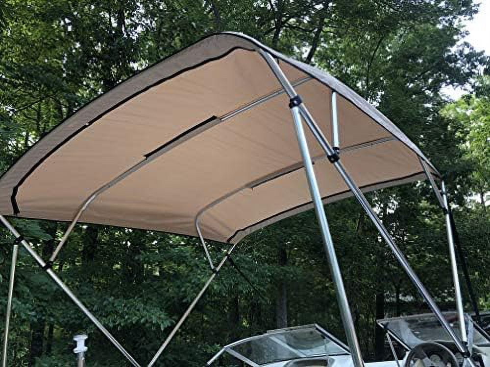 Replacement Bimini Top Canvas with Boot, Beige, 9' Long x 85-90" Wide ...
