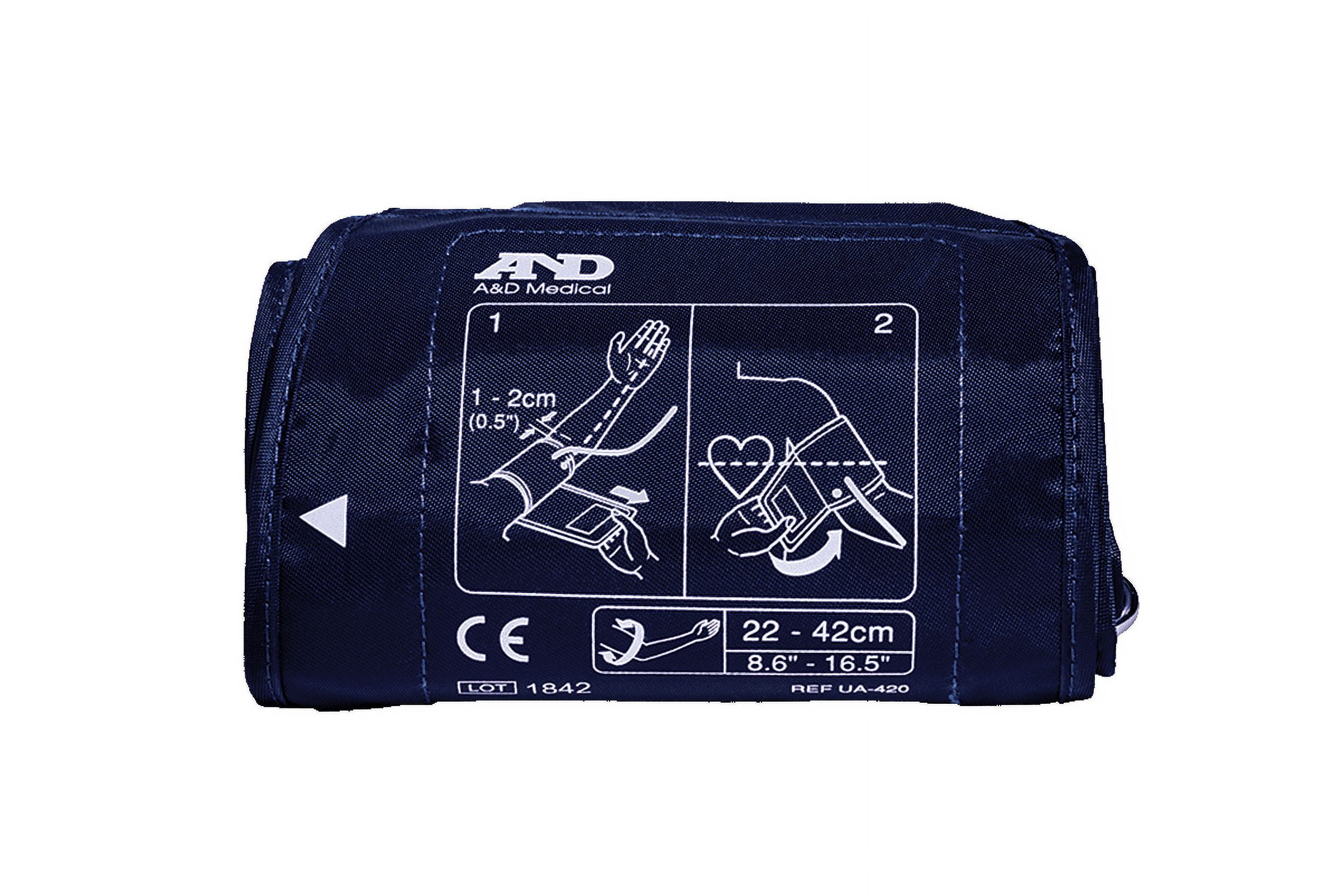 Replacement Blood Pressure Monitor Upper Arm Cuff, Wide Range: fits ...