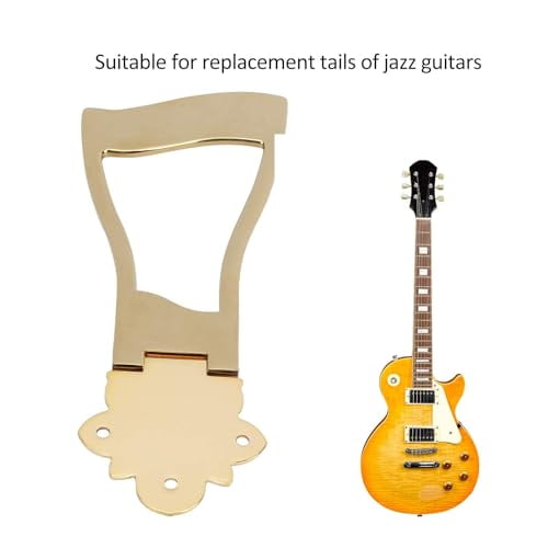 Replacement Bridge Tailpiece for Jazz Archtop Guitar Bridge Trapeze ...
