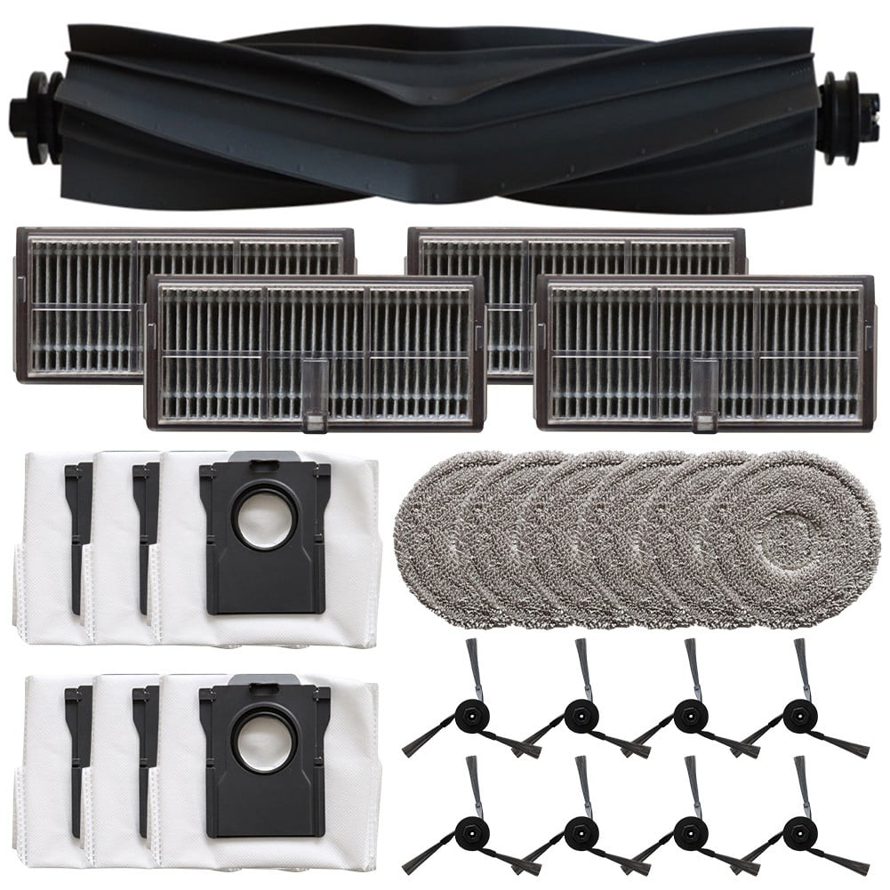 Replacement Brush Filter Mop Cloth Dust Bag Kit for for Mova P10 Pro ...