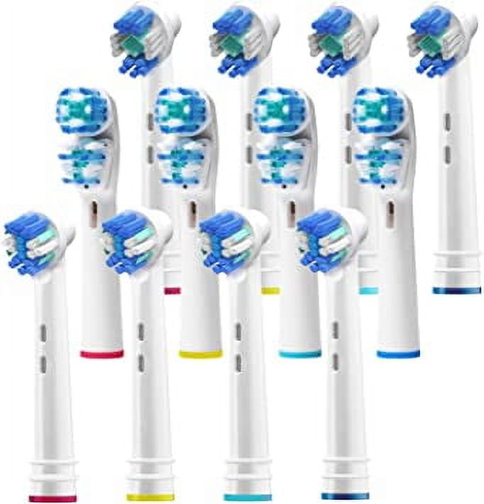 Pearl Enterprises Toothbrush Heads, 12 Pack Pro Clean Refills, Floss ...
