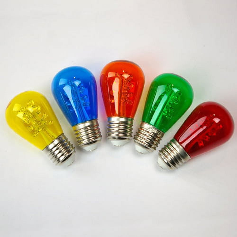Replacement Bulbs Replacement LED S14 Edison Bulb 0.7W/120V Multicolor ...