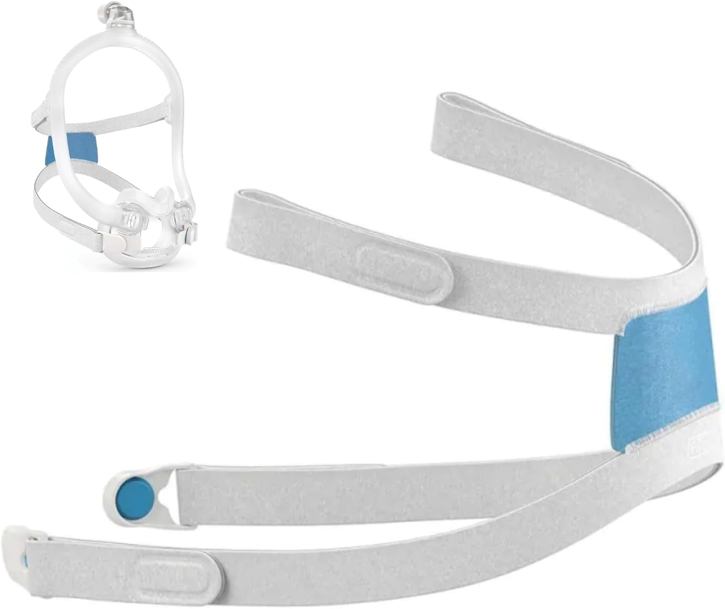 Resmed Airfit F30i Replacement CPAP Headgear Strap with Clips, AirFit ...