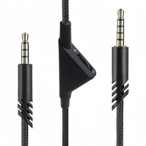 Disen Replacement Audio Cable, Braided 6.5ft Cord with Mute and Mic ...