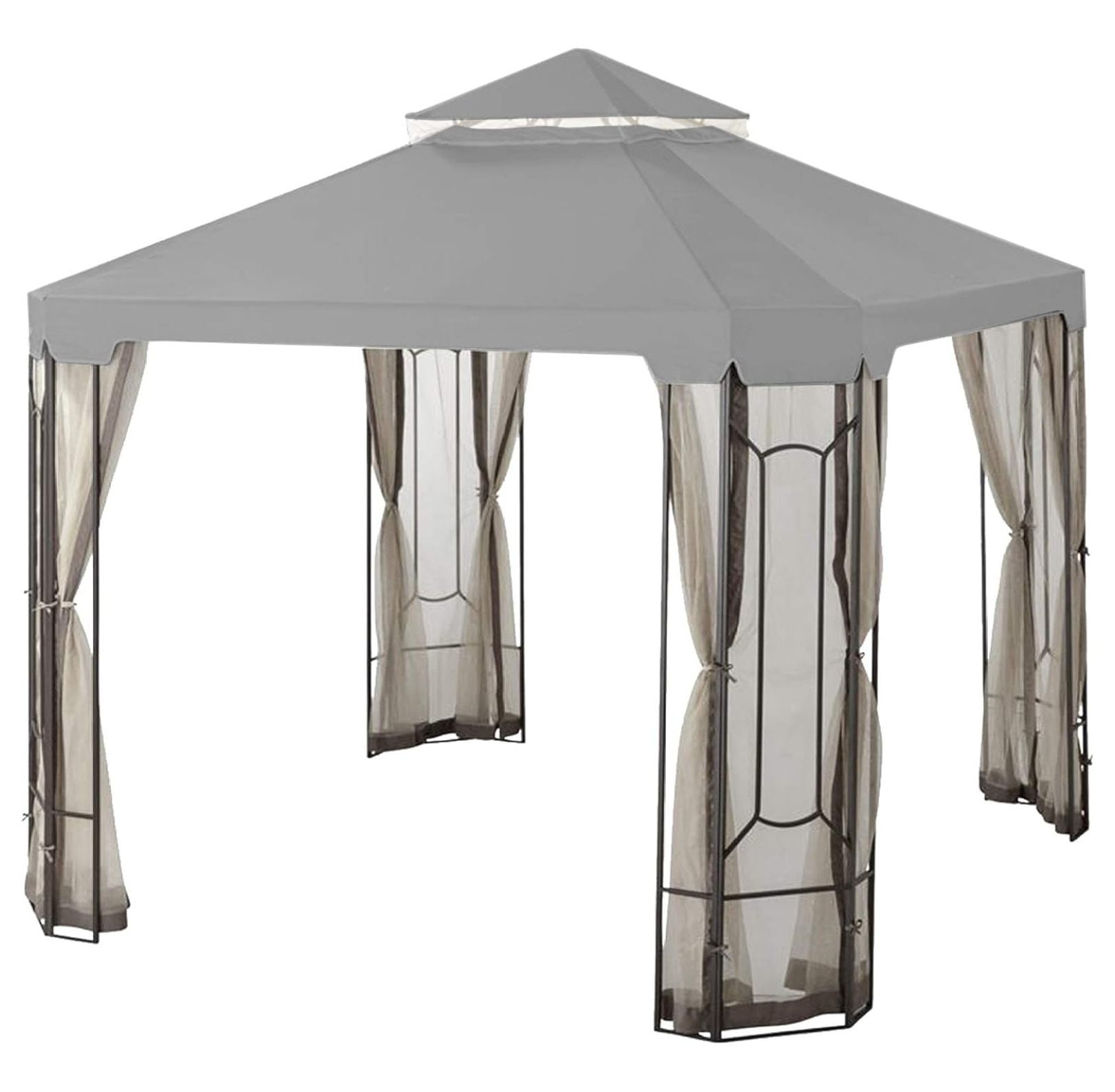 Replacement Canopy for The Cottleville Gazebo - Riplock 350 - Slate ...