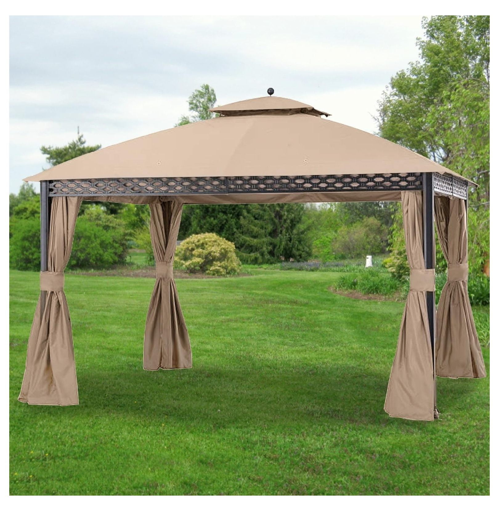 Replacement Canopy for The Pinehurst Dome Gazebo - Riplock 350 - Beige ...