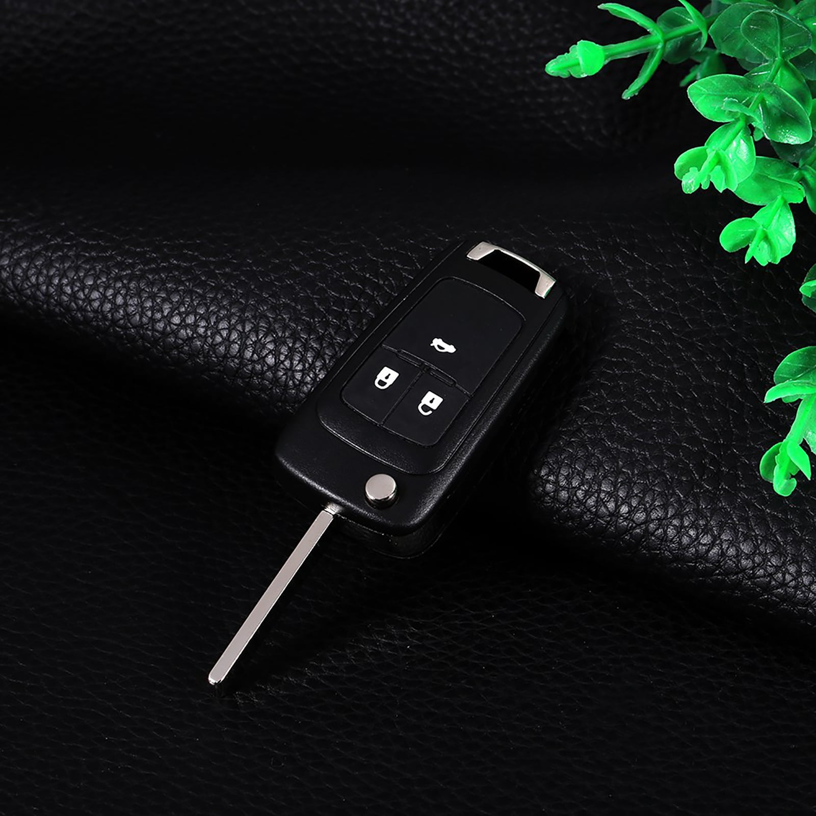 Replacement Car Key, Fob Shell Case 3 Buttons Key Fob, Folding Flip for ...