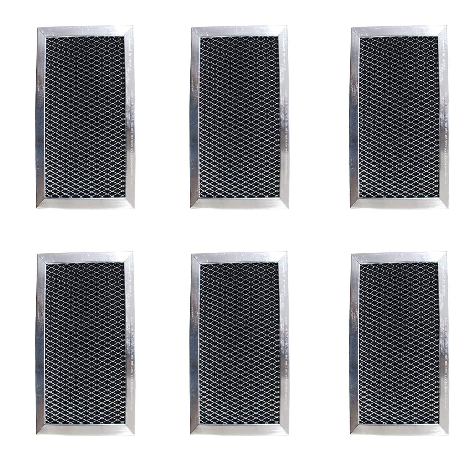 Replacement Carbon Filters compatible with GE: WB02X10733, JX81B - 6 3/ ...