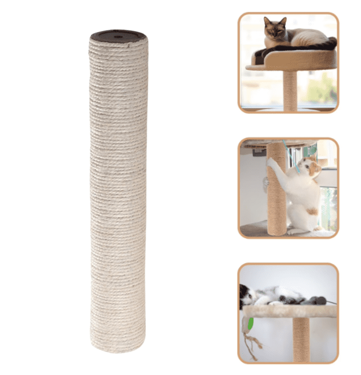 Replacement Cat Scratching Post Tall Sisal Cat Scratch Pole Diy Cat ...