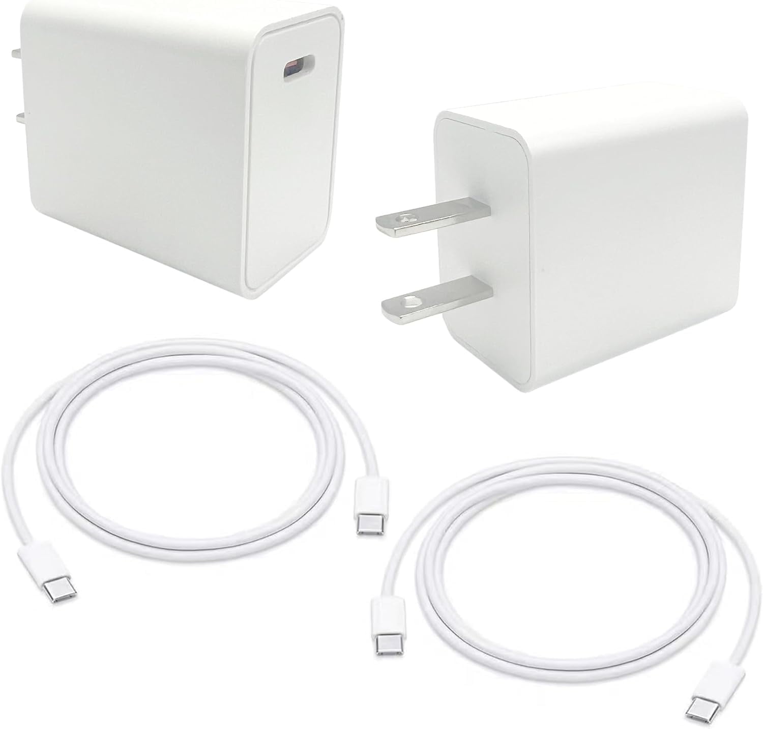 Replacement Charger for USB C [MFi Certified] 2-Pack - Fast Charger ...
