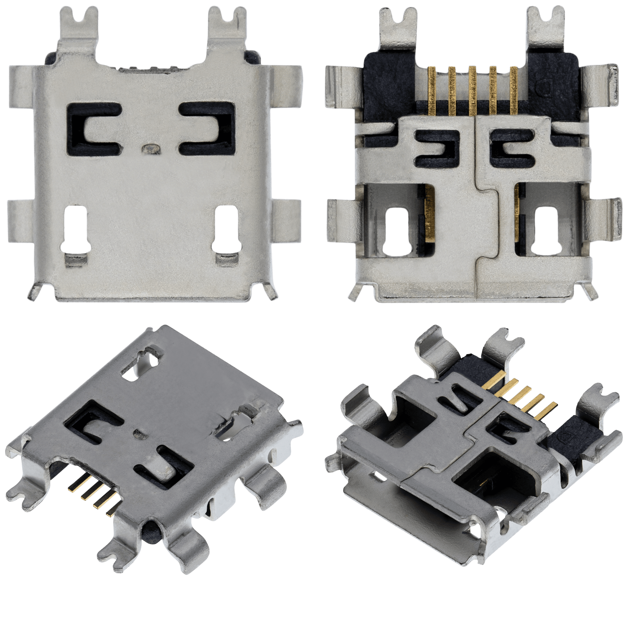 Replacement Charging port soldering required - 05 Pin - Micro B - 6 ...