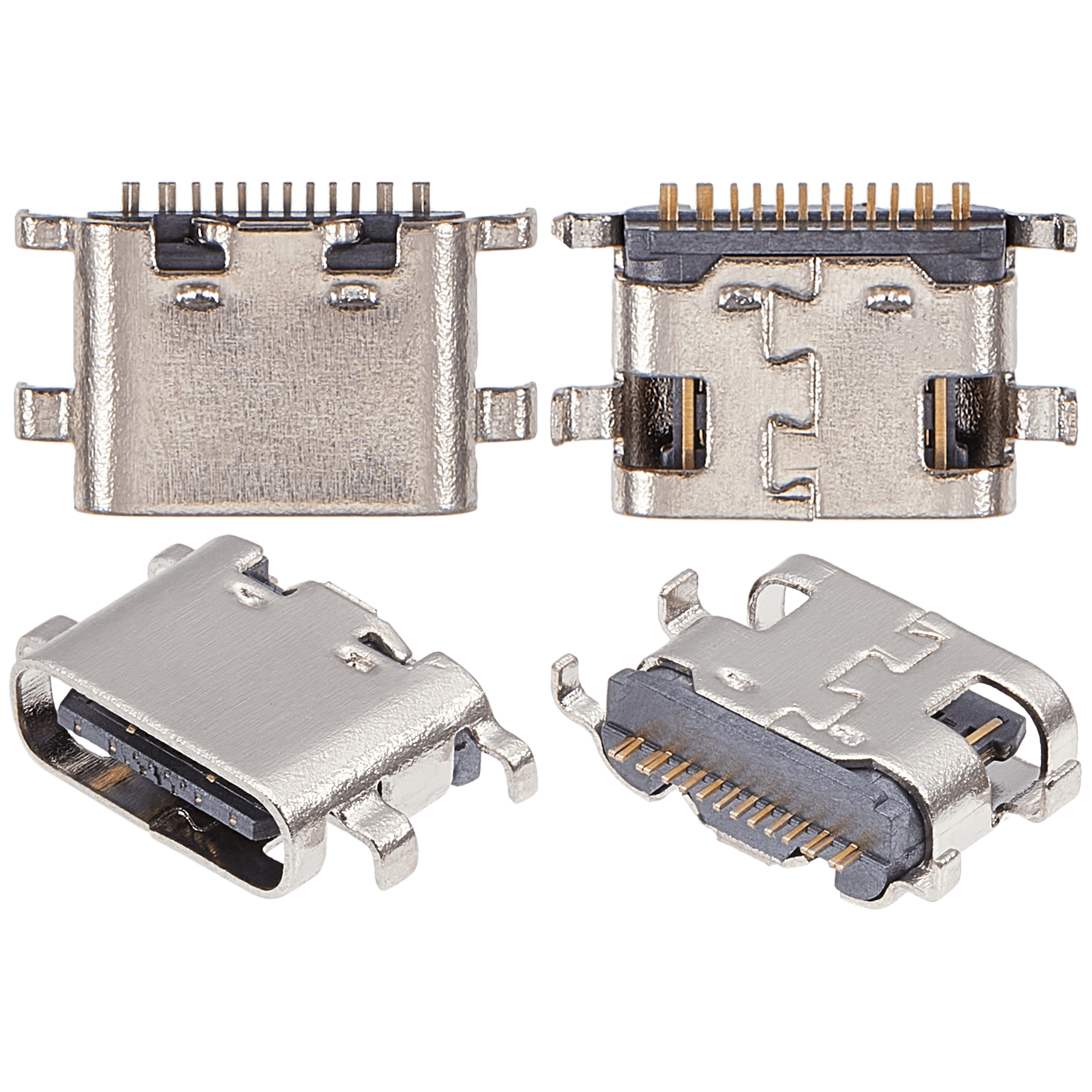 Replacement Charging port soldering required - 12 Pin - Type-C - 4 ...