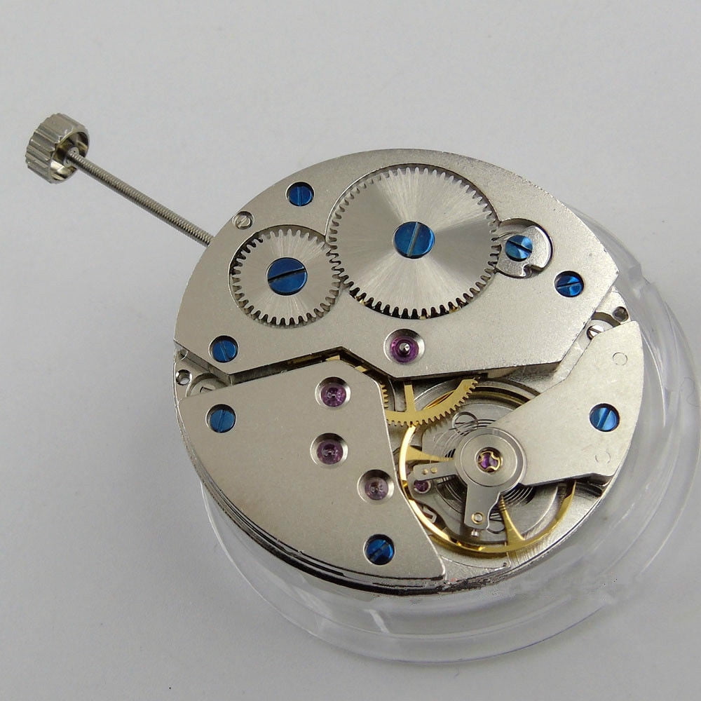 Replacement Classic Winding Mechanical Watch Movement 2 Hand with Small ...