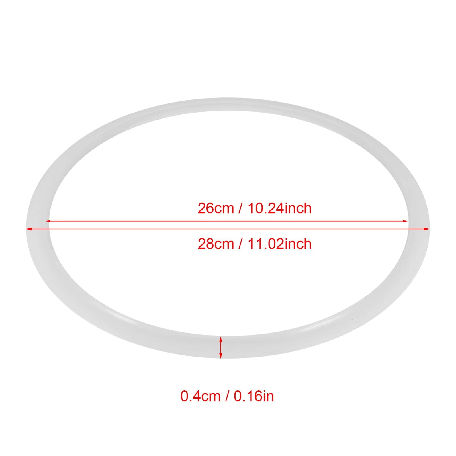 Replacement Clear Silicone Gasket Sealing Ring Home Pressure Cooker Kitchen Cooker Sealing Ring ...