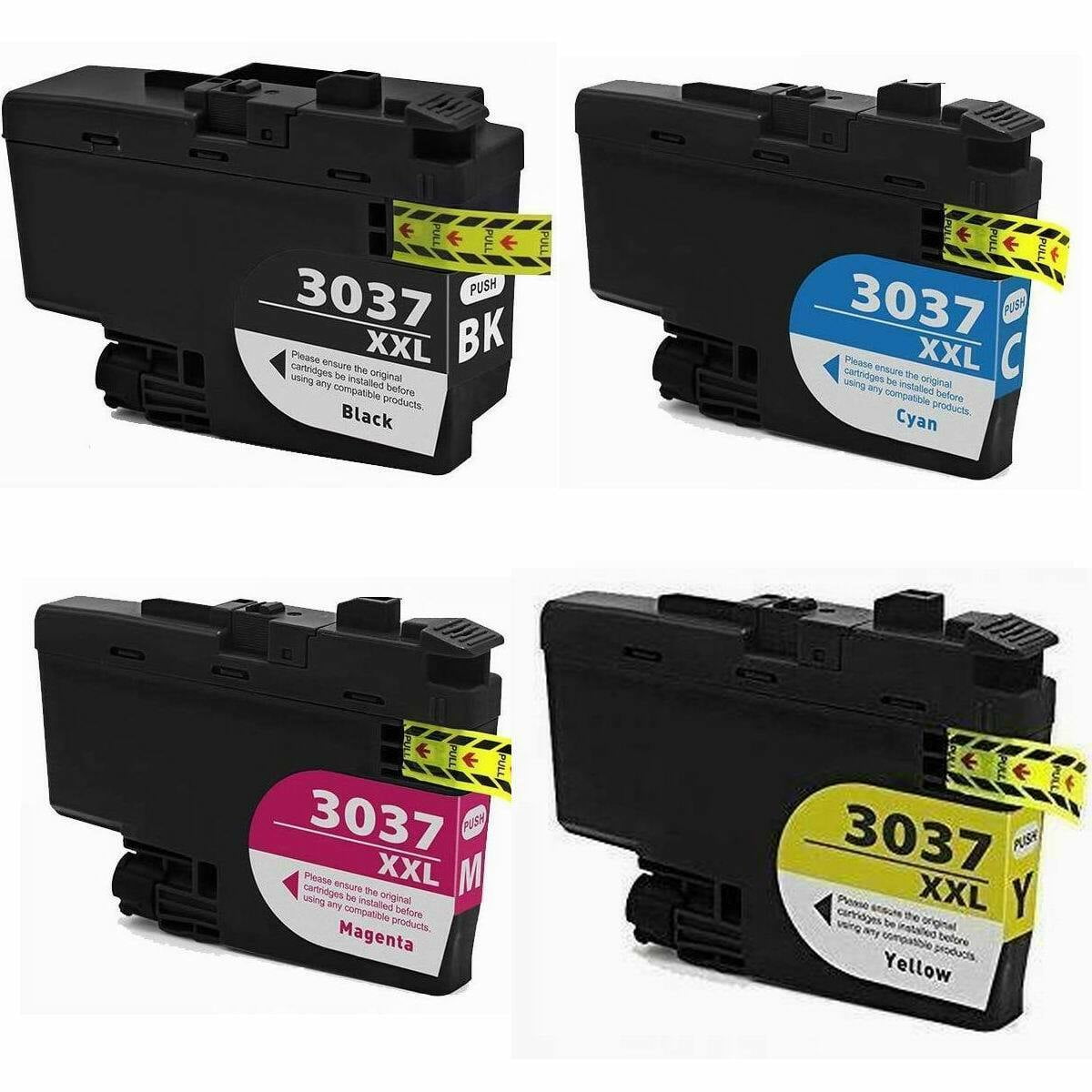 Star Ink Compatible LC3037 XXL High Yield Black and Color Cartridges ...