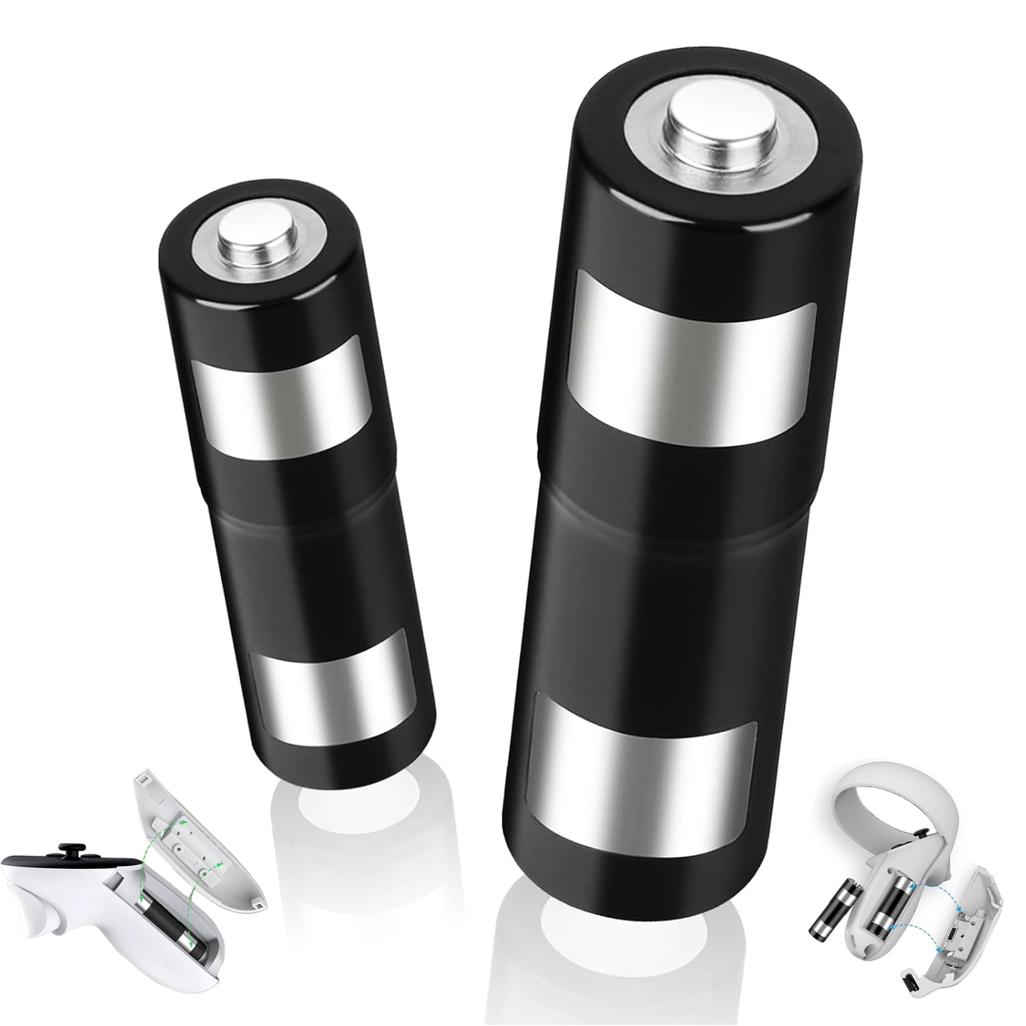 Replacement Controller Battery for Meta Quest 3S/3/2 and Charging Dock ...