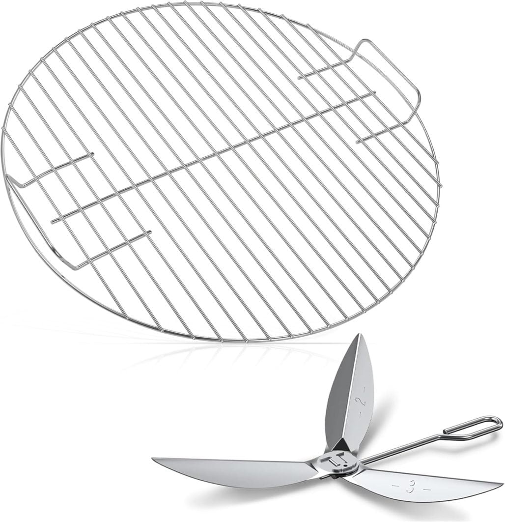 Replacement Cooking Grate with 22-1/2-Inch One-Touch Cleaning System ...