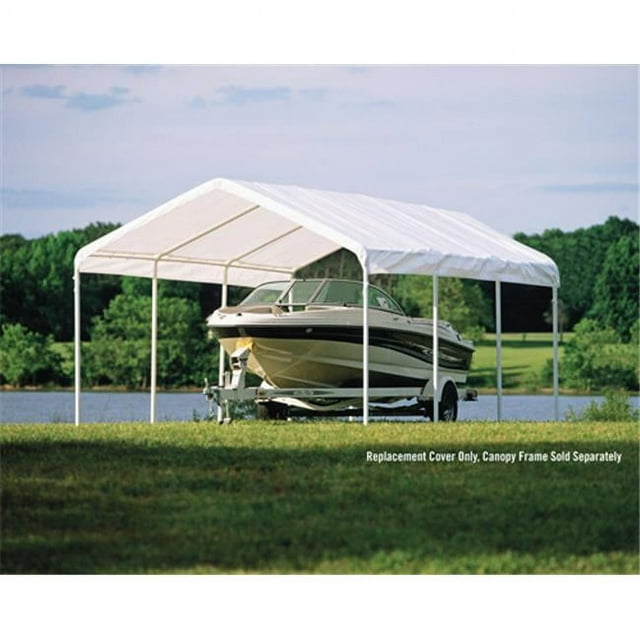 ShelterLogic Super Max Canopy Replacement Cover, 12' x 20', Fits 2 in ...