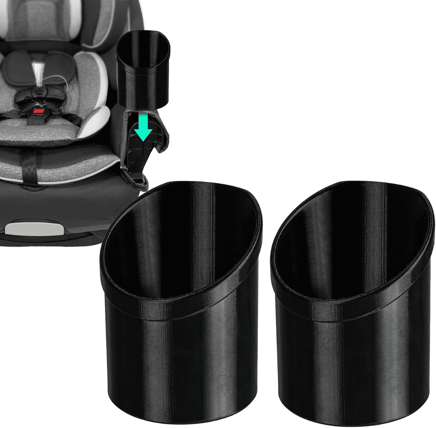 Replacement Cup Holders for Graco Car Seat Cup Holder PRO, Enlarged 77 ...